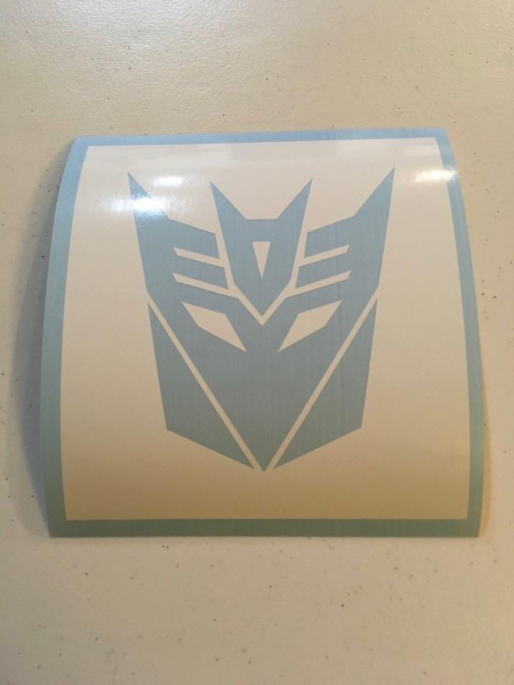 Transformers Movie Decepticon Symbol Stencil