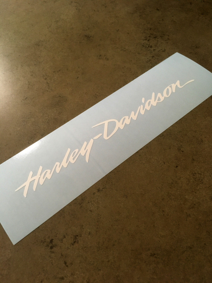 Harley-Davidson Script Decal