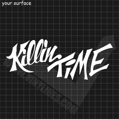 Killin Time Band Logo Vinyl Decal