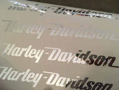 Harley-Davidson Script Text Decal