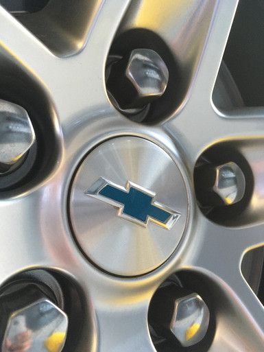 Set of Chevy Bowtie Decals for Wheel Center Cap