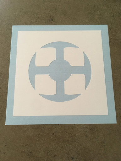 Circular Cross Stencil