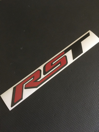 Chevy Silverado RST Emblem Decal - 2 Color