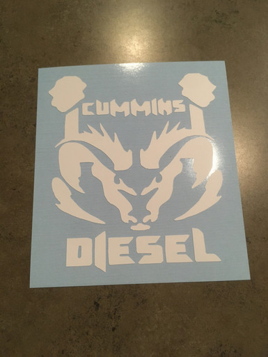 Cummins Diesel Ram Logo Decal