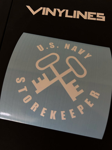 US Navy Storekeeper Insignia Decal