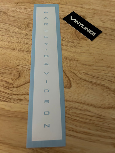Harley-Davidson Vertical Text Stencil