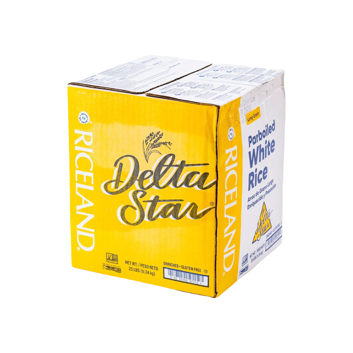 DELTA STAR-LONG GRAIN PARBOILED WHITE RICE RICE 1*25lbs - Thai Kee ...