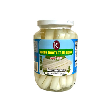 K LOTUS ROOTLESS IN BRINE(NGO SEN) 24*16oz - Thai Kee Corporation 泰記