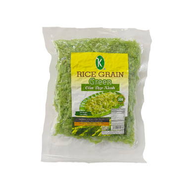 K #208 RICE GRAIN GREEN (COM DEP XANH) 30*7oz - Thai Kee Corporation 泰記