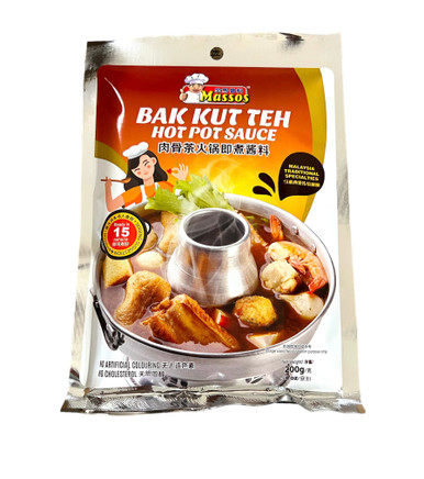 MASSOS BAKUTEH HOT POT PASTE 1/4BX*12PC - Thai Kee Corporation 泰記