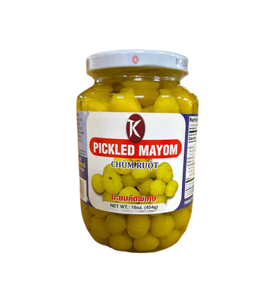 K PICKLED MAYOM IN BRINE (CHUM RUOT) 24*16oz - Thai Kee Corporation 泰記