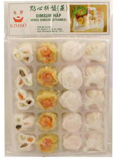 KIMBO FRZ MIX DIM SUM STEAM 12*17.62oz - Thai Kee Corporation 泰記