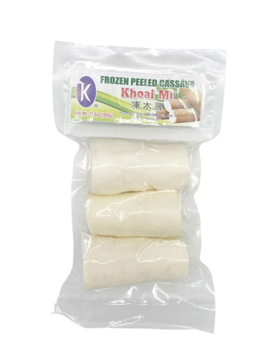 *K FRZ PEELED CASSAVA(BAG) 20*500g - Thai Kee Corporation 泰記