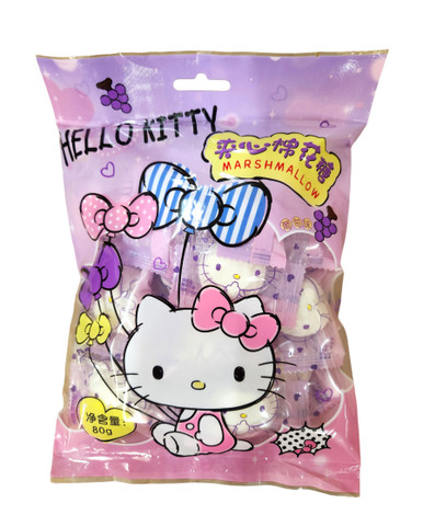 HELLO KITTY MARSHMELLOW GRAPE 30*80g - Thai Kee Corporation 泰記
