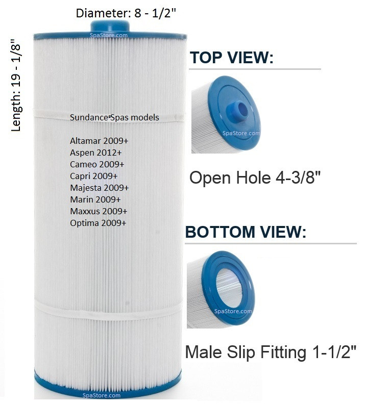 2009+ Sundance® Spas Filter 880 Series 6473-165 MICROCLEAN® Ultra ...