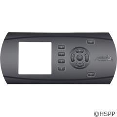 Artesian Spas Control Panel Overlay, Gecko in.k600-AE1, 11 Button Holes ...