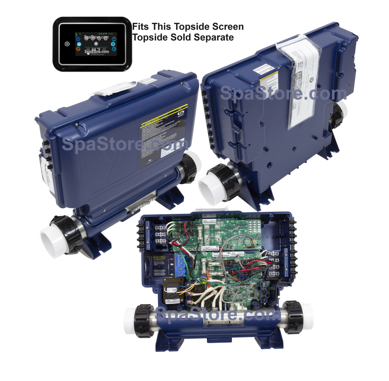 Current Version Aspen Spas Gecko Controller Box With Heater And Circuit ...