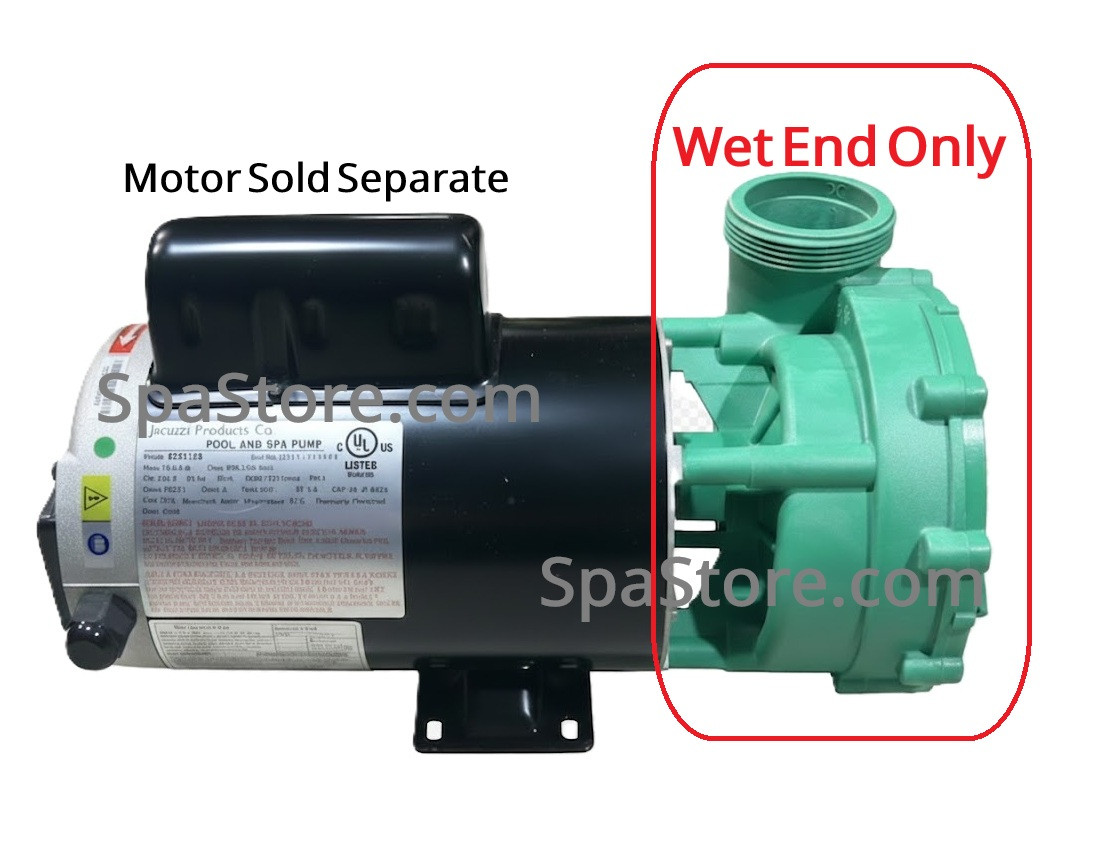 Hydropool Hot Tub Spa Pump We End Head Assembly Kit 3" O.D. Fittings ...