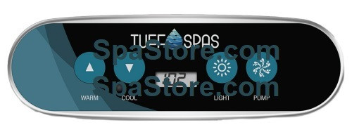 Current Version Tuff Spas Topside Control Panel Rectangle Round Corners ...