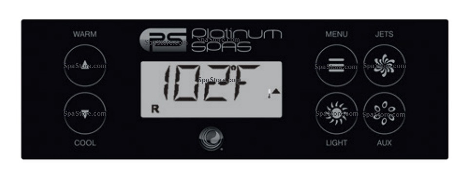 Latest Version Platinum Spas Hot Tub Spas Topside Control Panel 6 ...