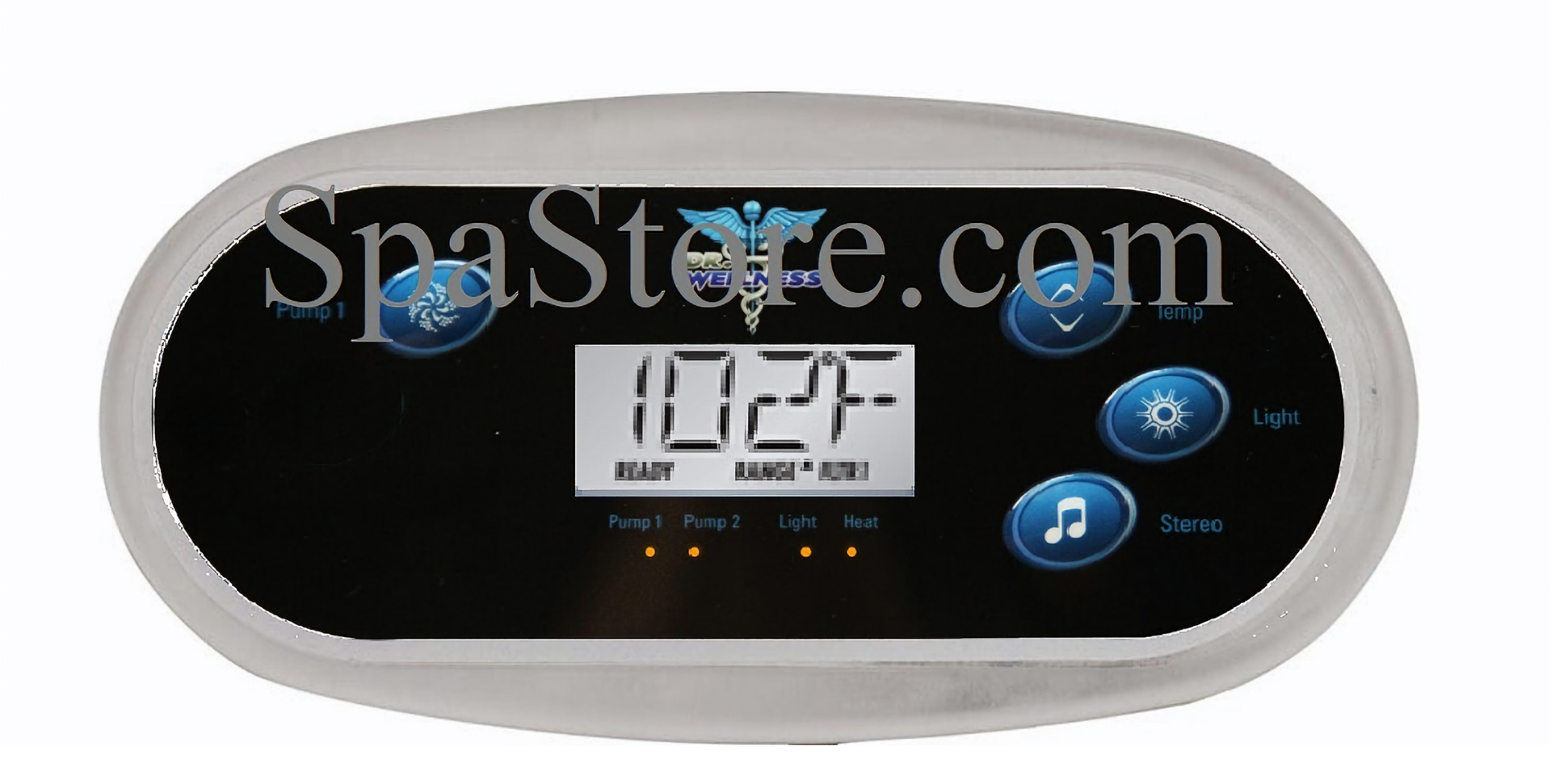 Latest Version Dr Wellness Spas Topside Control Panel 4 Buttons ...