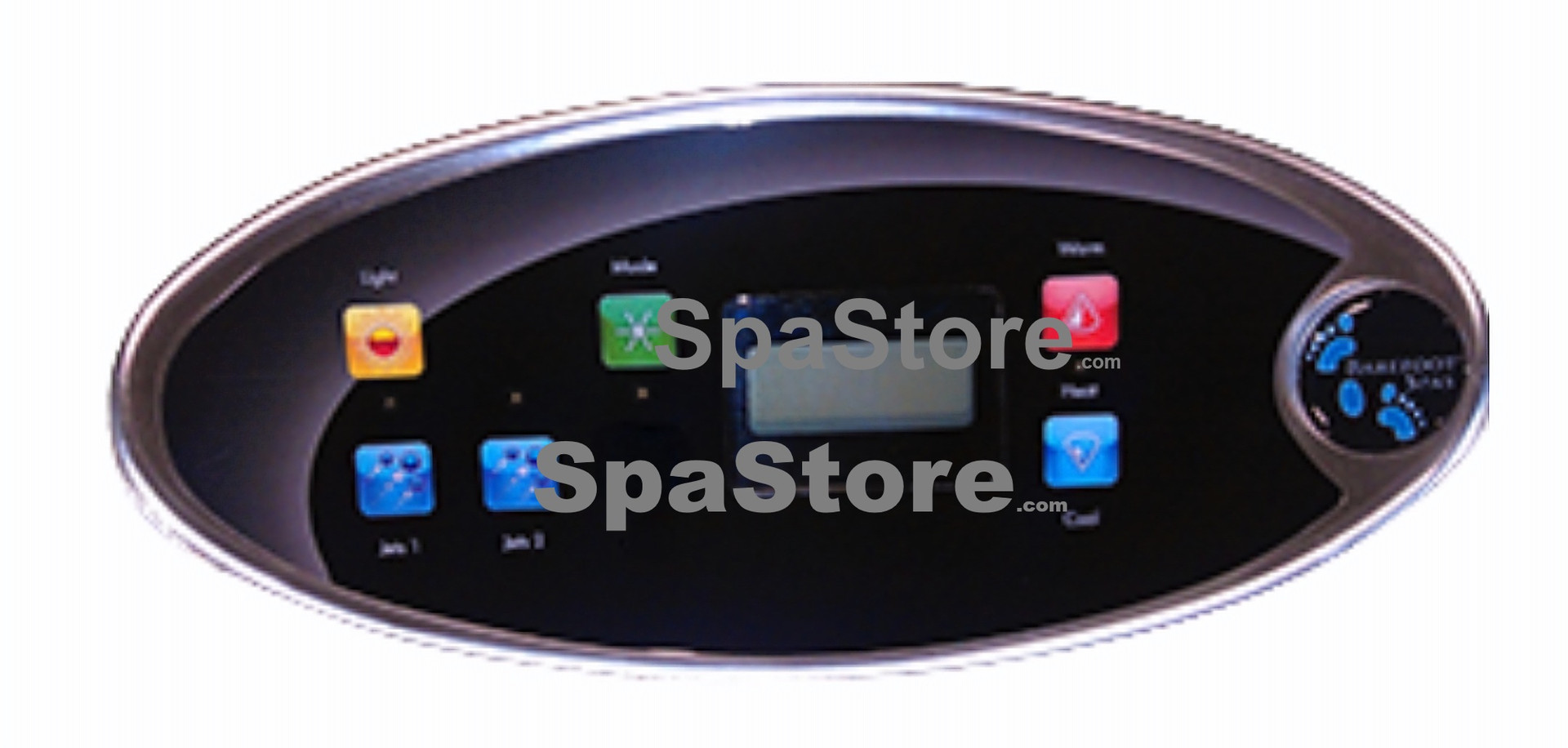 Newest Version Barefoot Spas Topside Control Panel 2 Pump 6 Buttons ...