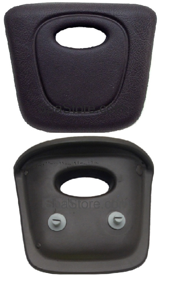 Coast Spas Pillow with Logo Dome Plate, Two Mounting Posts on Backside ...
