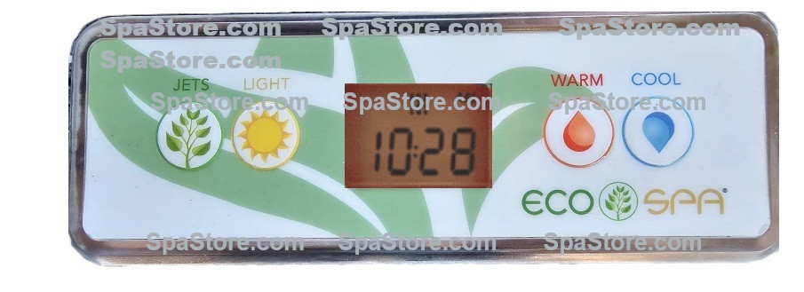 Latest Version Eco Spas Topside Control Panel 4 Buttons Jet, Light ...