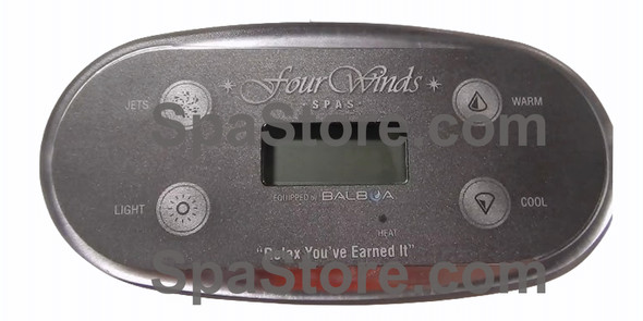 Current Version Tuff Spas Topside Control Panel Oval 4 Buttons Jet ...