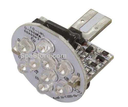 Hot Tub Spa Light 9 LED Color Changing 12 VOLT Bulb Wedge Base Socket