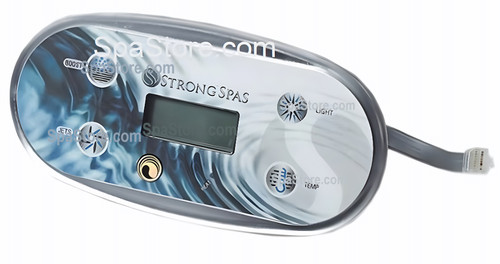 Strong Spas OEM Topside Control Panel 4 Button Boost with Overlay