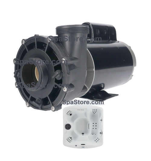 Latest Version LifeSmart™ Spas Pump Fits LS550 Plus 5 Person 65 Jets ...