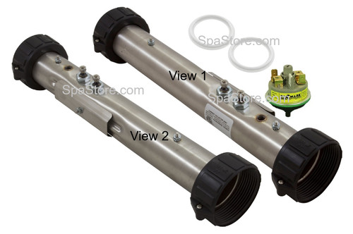 Sundance® Spas Edison Stainless Tube Heater, 5.5 kW, 1 Sensor Well, 2 ...