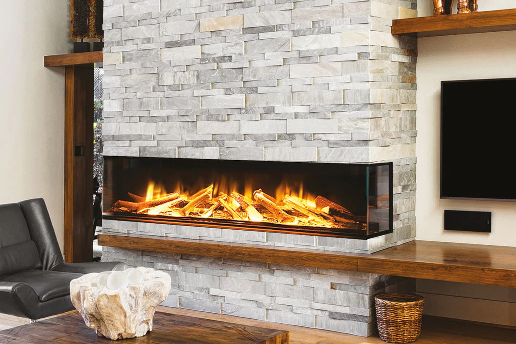 European Home E72 3-Sided Electric Fireplace - Fireplace Surplus