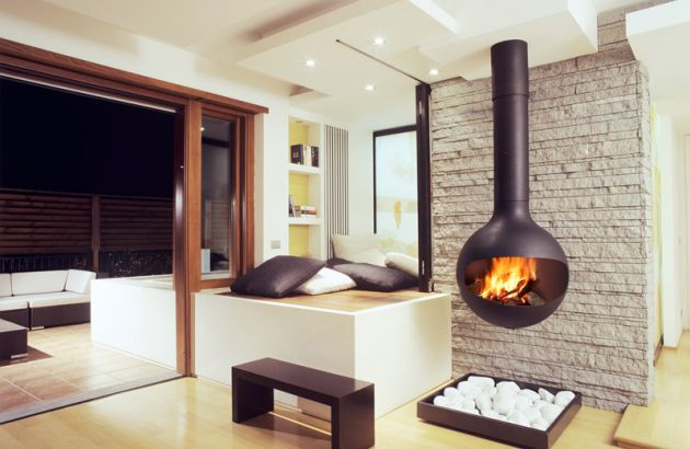 Focus BATHYSCAFOCUS Wood Fireplace