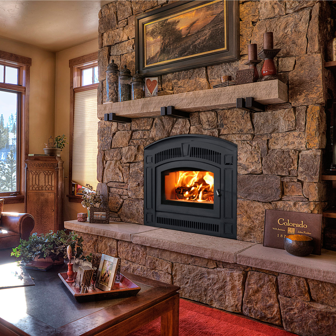 Get RSF Pearl 3600 Wood Burning Fireplace | Efficient & Elegant Heat