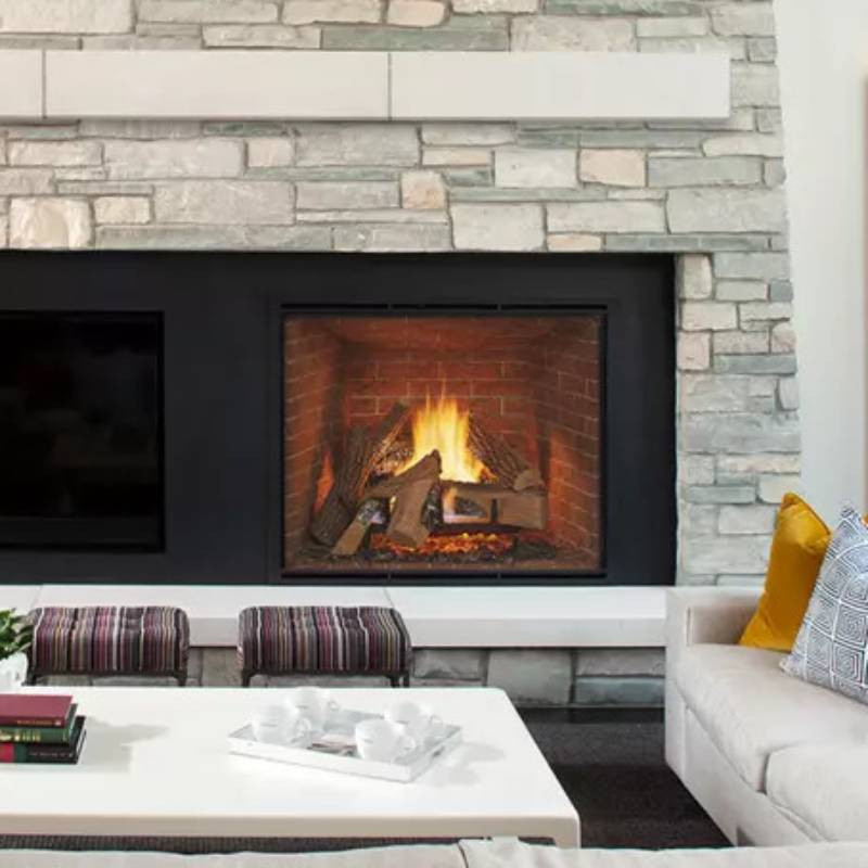 Heat and Glo True Indoor Gas Fireplace - Luxury Fire