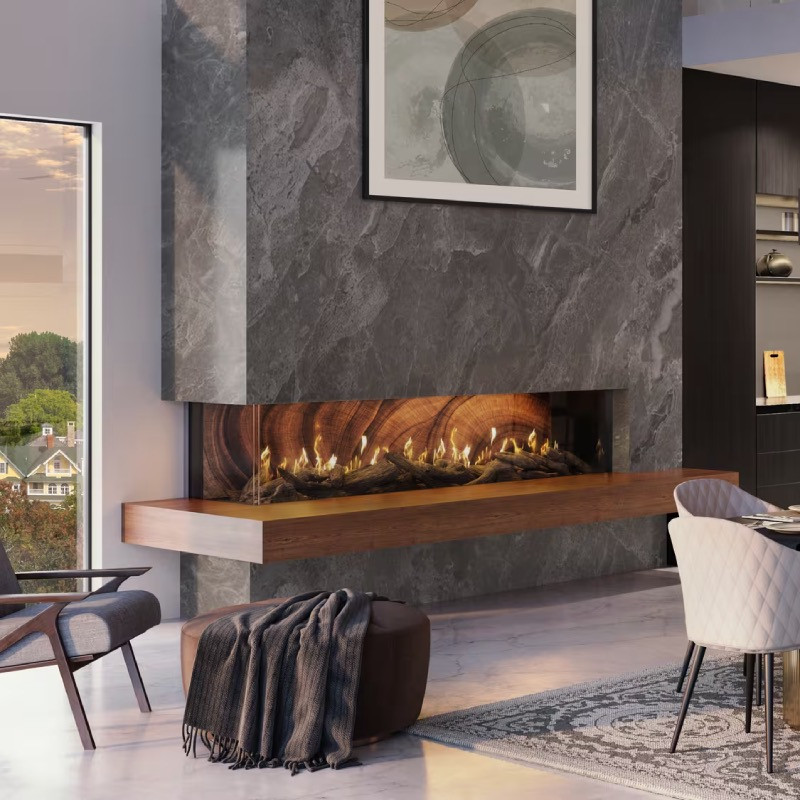 Stellar Fireplace Enlight Corner Gas Fireplace | Luxury Fire