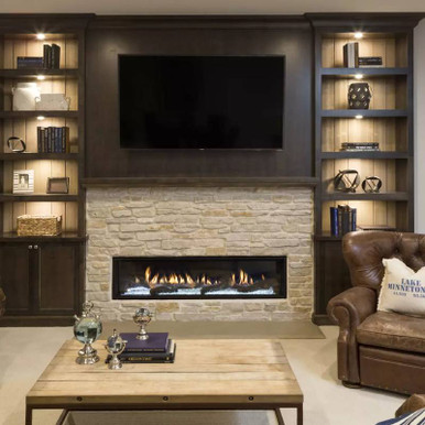 Heat and Glo Mezzo Linear Indoor Gas Fireplace - Luxury Fire