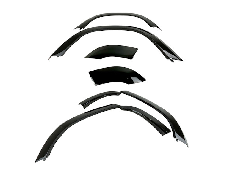 Gloss Black Extended Wide Arch Kit for New Defender 110 - VPLEP0379