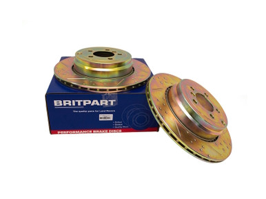Britpart Performance Rear Brake Disc Set for Range Rover L322 - LR031846