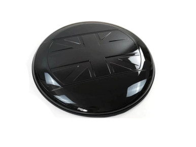 OEM Style Gloss Black Union Jack Spare Wheel Cover for New Defender ...