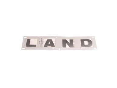 Genuine Font "Land" Badge for Defender - DAB500290