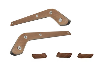 Walnut Center Console and Door Card Interior Finishers for New Defender