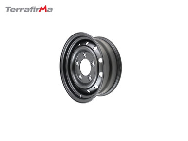 Terrafirma Wolf Style Steel Road Wheel in Black - ANR4583PM