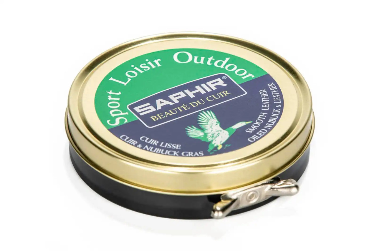 Saphir Sport Loisir Outdoor - Black | Dubbin Wax for Oiled Leather (100 mL)