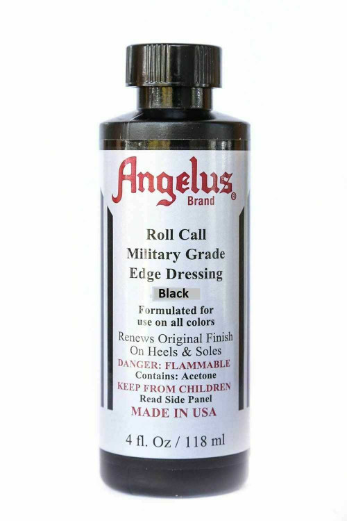 Angelus Roll Call Military Shoe & Boot Heel Edge Dressing Black 4oz W ...