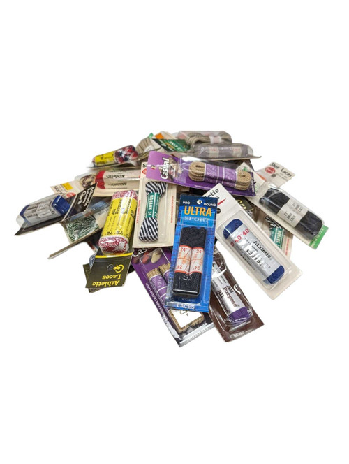 Shoe Lace Grab Bags! - Random Packs of Colorful Shoe Lace Pairs (6, 12 ...