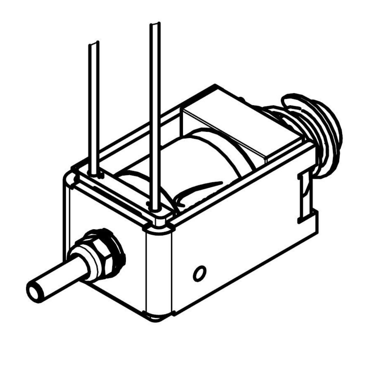 Rotary Latching Solenoid, 24V DC, 90 degree Rotation Angle -BSM043 ...