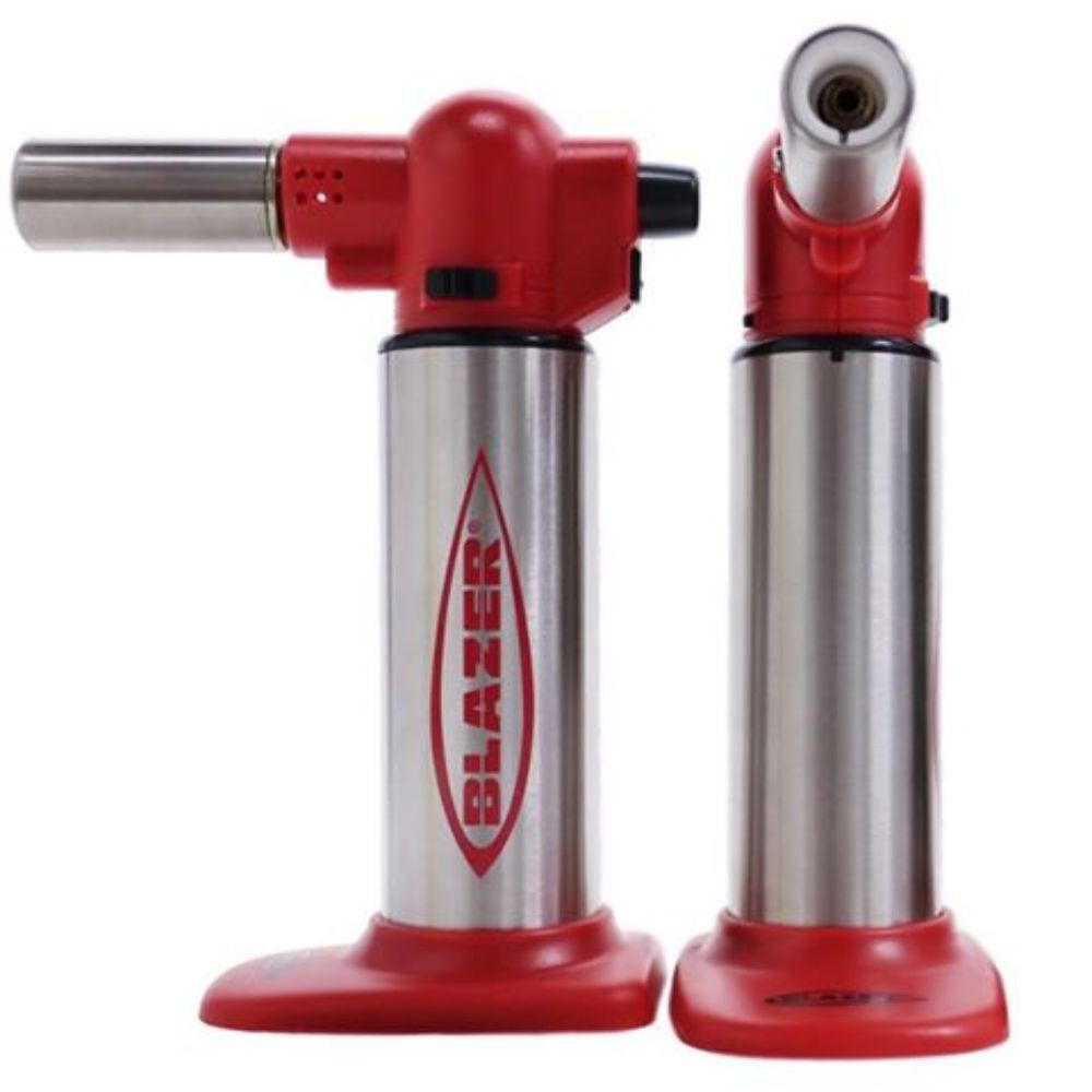Blazer Big Buddy Torch Red & Stainless Steel - Puffr